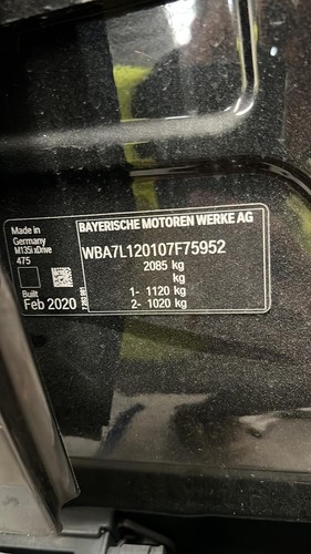 BMW 1 SERIES F40 05/2019-2023 DIFFERENTIAL CENTRE REAR 2.0L B48E ...