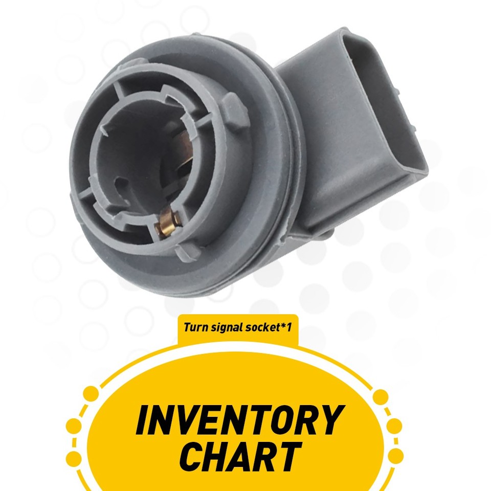 Pair Front Turn Signal Socket LH RH For 19-21 Kia Forte 92164-M7000 ...