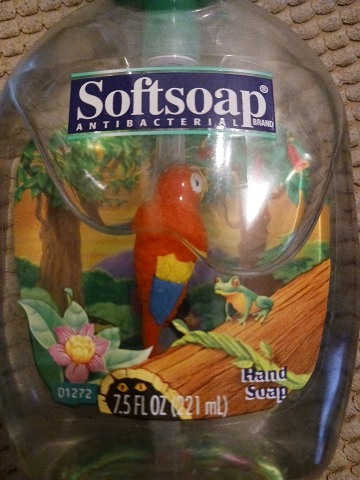 RARE Vintage Softsoap Hand Soap Dispenser w/PARROT Inside NEW UNUSED ...