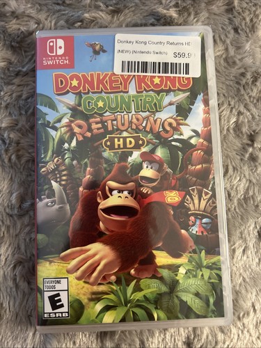 New & Factory Sealed Donkey Kong Country Returns HD - Nintendo Switch ...