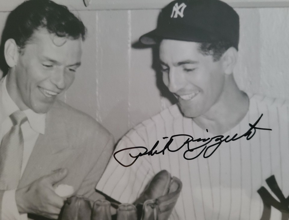 Phil Rizzuto and Frank Sinatra 16 x20 Photo signed by Rizzuto in ...