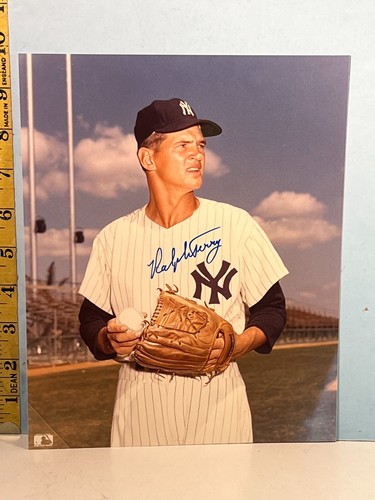 Ralph Terry New York Yankees Autographed Photo 8x10 | eBay