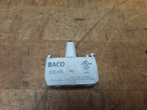 1 NEW Baco 33EARL red lamp for illuminated push buttons (@D76) | eBay