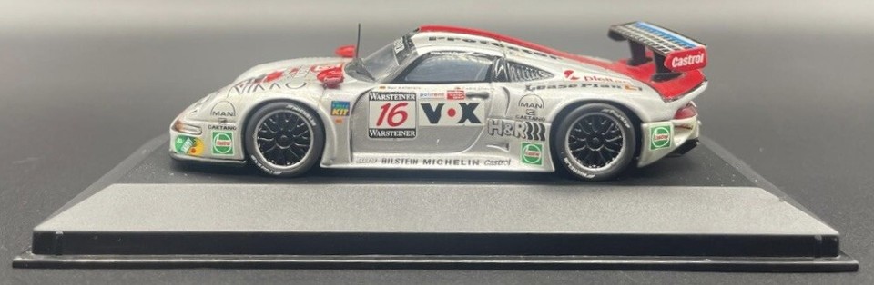 Minichamps 1/43 Porsche 911 GT1 Le Mans 1997 Rook Team Ortelli Mcnish ...