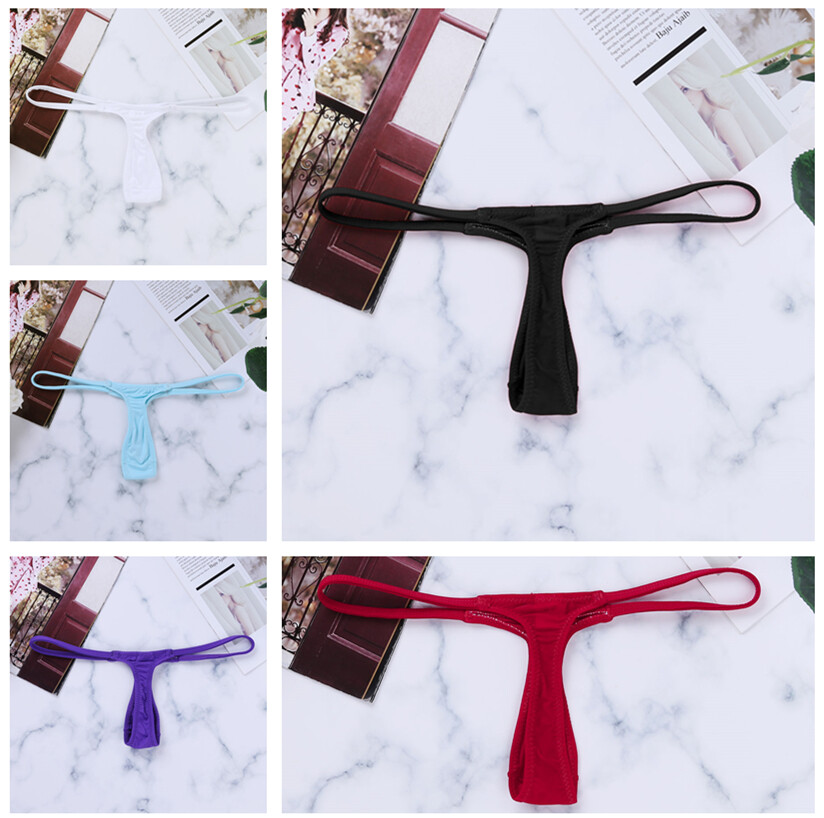 Women Mini Micro Thong Underwear Sexy Lingerie Panties Bikini G-string ...