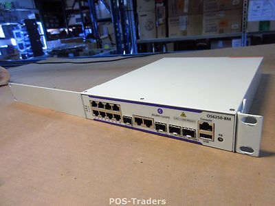 ALCATEL OS6250-8M Managed 8-Port 10/100 Ethernet Network SFP Layer 2 ...