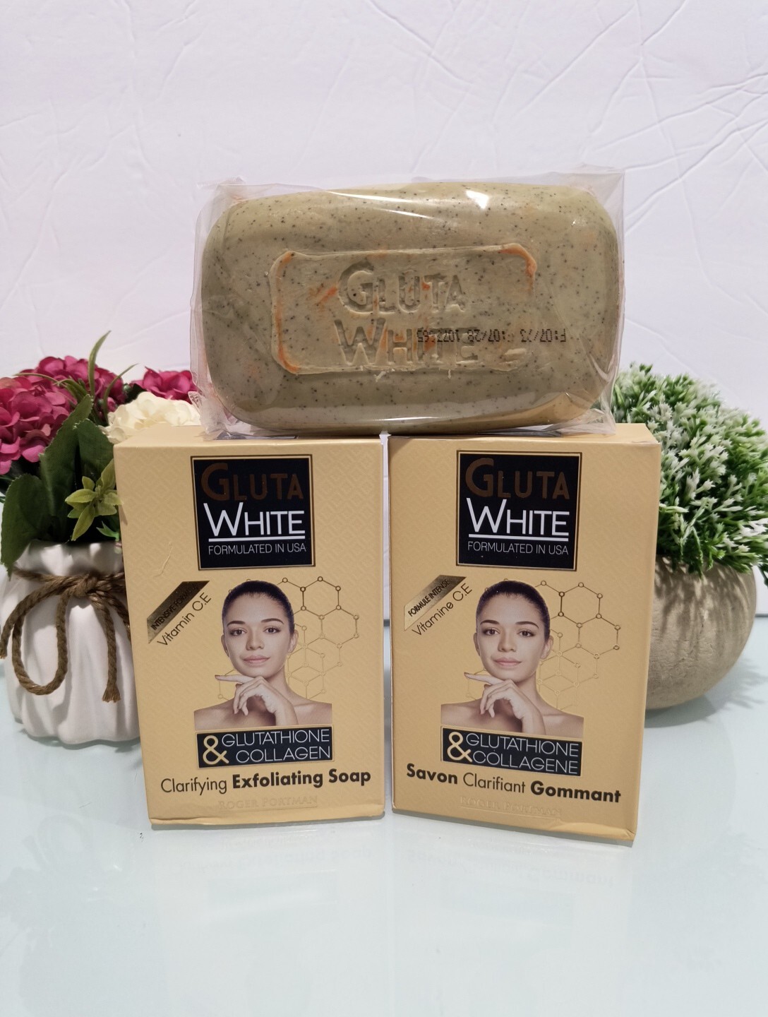 2 Packs Gluta White Glutathione & Collagen Clarifying & Exfoliating ...