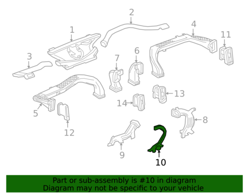 GM Outlet Duct 23419223 | eBay