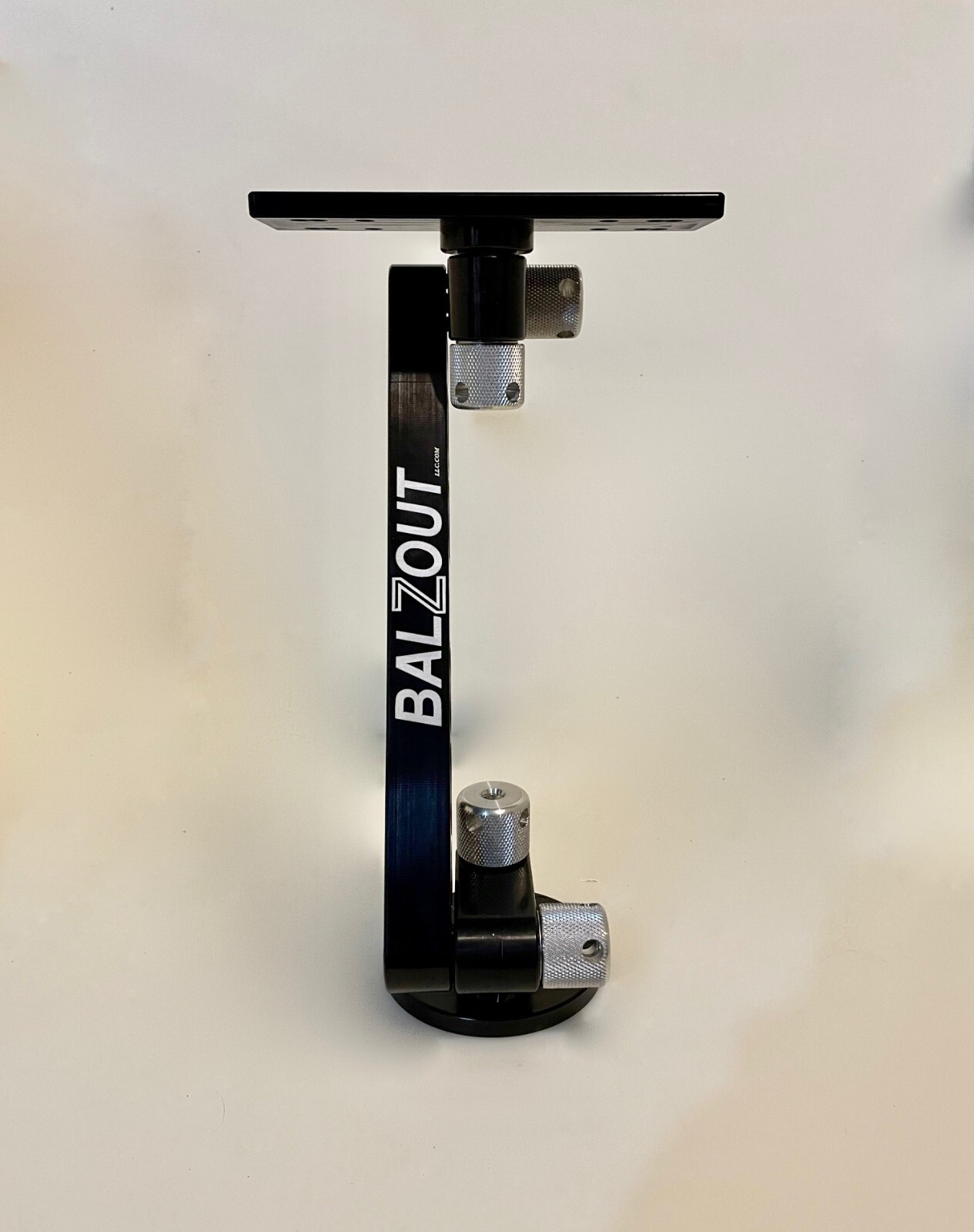 BalzOut Black 12" Round Base Mount Fits Garmin Hummingbird Lowrance ...