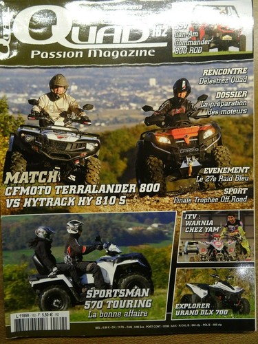 Quad Passion Magazine | N°162 Dec 2013 | Terralander 800, Hytrack 810 ...