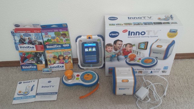 VTech InnoTV Kids Educational Gaming Game System Wi-fi HDMI 8gb Inno TV ...