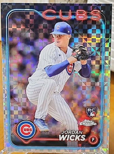 Jordan Wicks 2024 The Topps Company Topps Chrome X-Factor Silver ...