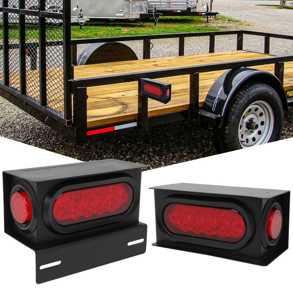 Utility Trailer Replacement Lights Replacement LED Low Profile Trailer