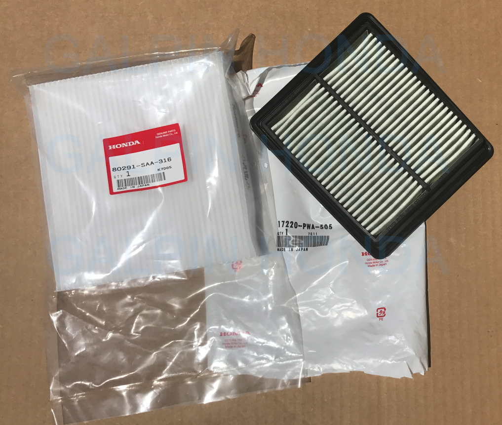 Genuine OEM Honda Fit Engine Air & Cabin Filter Kit 07-08 Base Sport ...