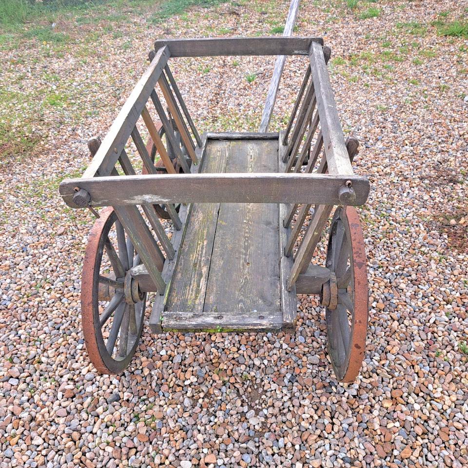 charette en bois à bras 19eme | eBay