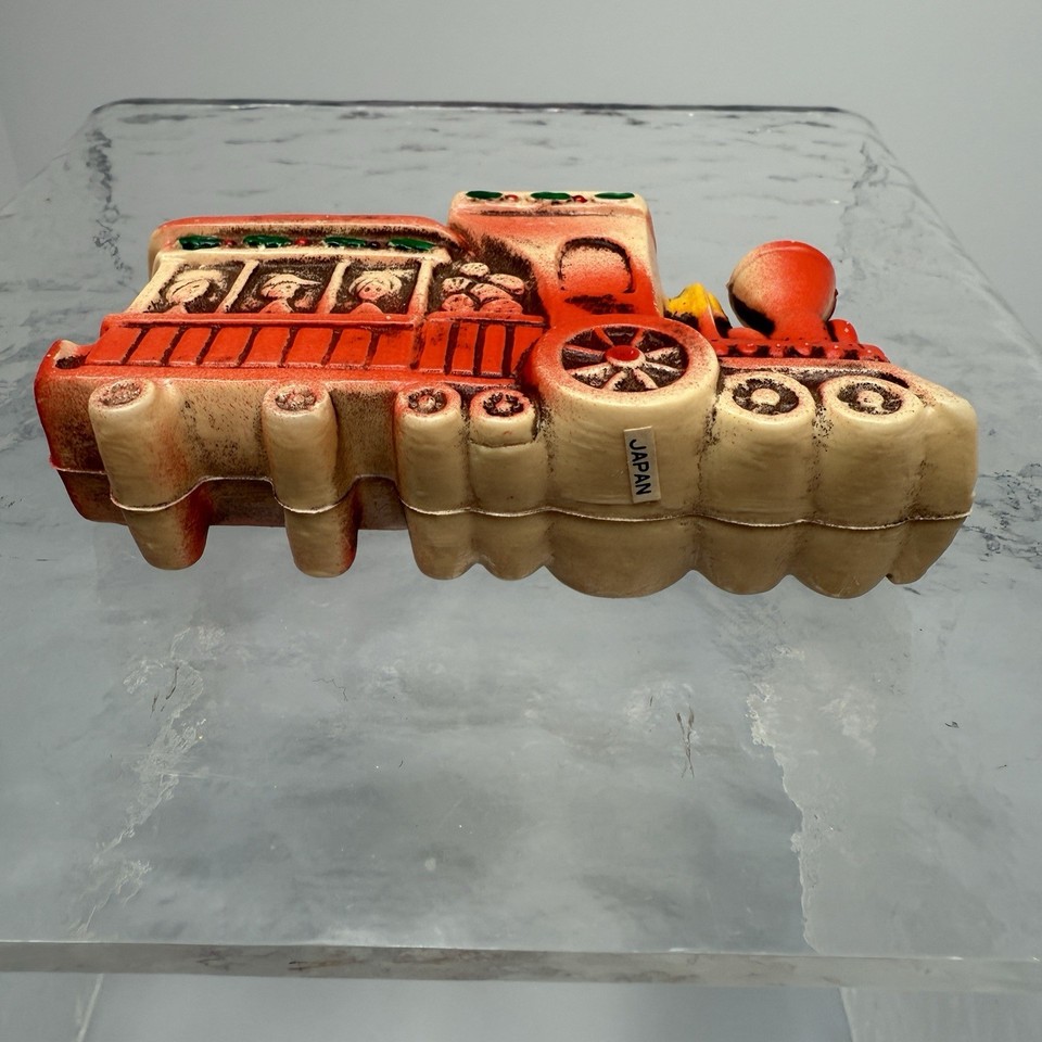 Plastic Blow Mold Transportation Ornaments 3 Japan Car Locomotive Cable ...