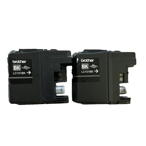 2 Pack Genuine Brother LC101 Black Ink Cartridge DCP-J152W MFC-J245 ...