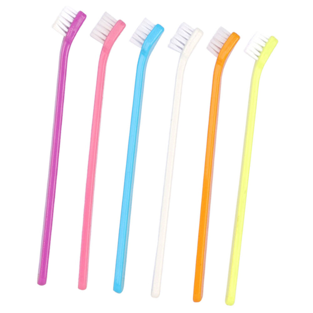 6 Pcs Portable Pet Dog Tooth Brushing Kit Small Toothbrush Large | eBay