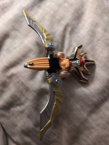 BANDAI Power Rangers Wild Force Deluxe Yellow Eagle Zord Gaoranger ...