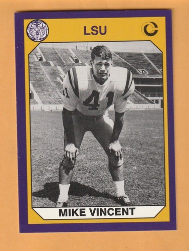 Mike Vincent LSU Tigers 1990 Card #139 Sulphur Louisiana 5Y | eBay