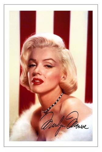 MARILYN MONROE AUTOGRAPH SIGNED PHOTO PRINT POSTER | eBay