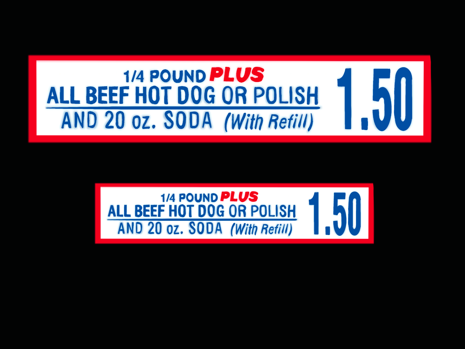 Costco Hot Dog and Soda w Refill Menu Vinyl Bumper Sticker | eBay