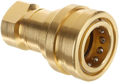 Eaton Hansen B6HP31 Hydraulic Quick Connect Hose Coupling, Brass | eBay