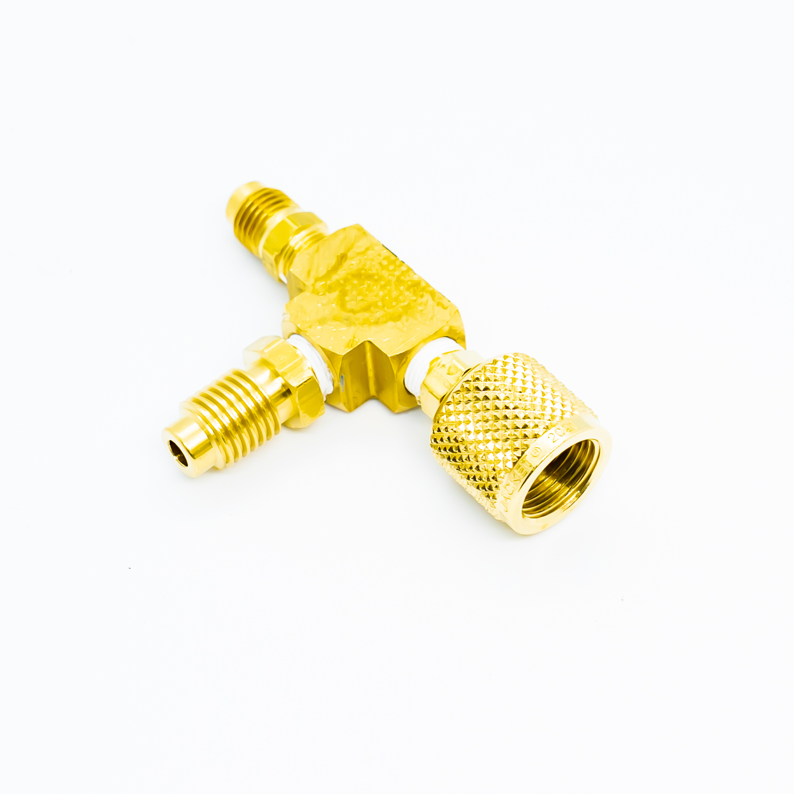 Yellow Jacket 3/8 IN Vacuum Pump Adapter 1/4 IN flare 1/2 IN AM ...