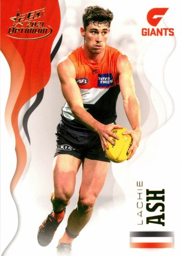 2021 GWS GIANTS AFL Card LACHIE ASH Optimum | eBay