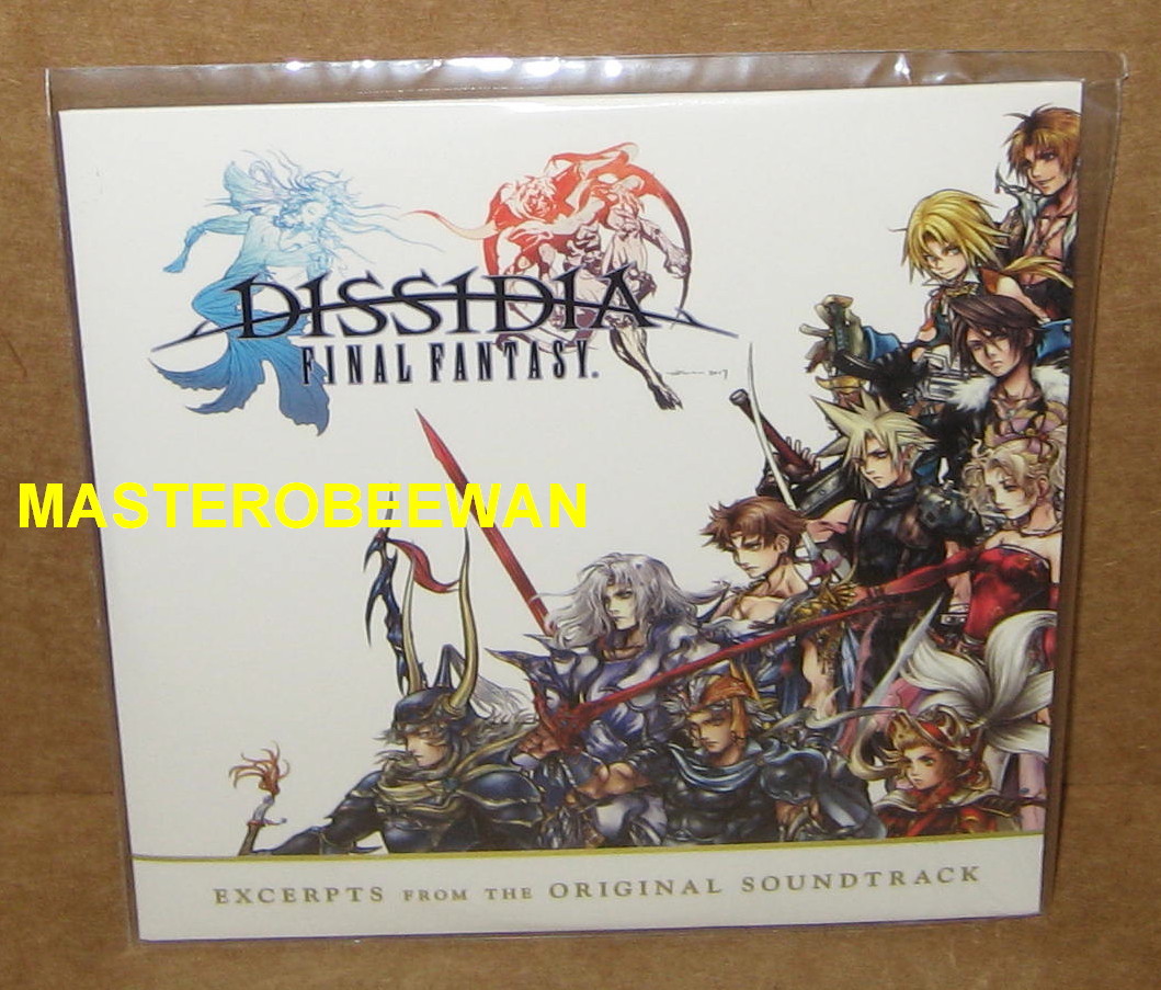 Dissidia Final Fantasy PSP Black Label + 2 Covers + Calendar +OST ...