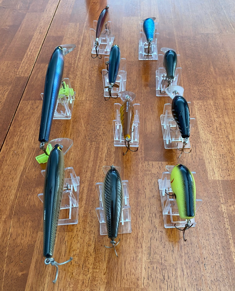 Ten Vintage Large Bagley Fishing Lures | eBay
