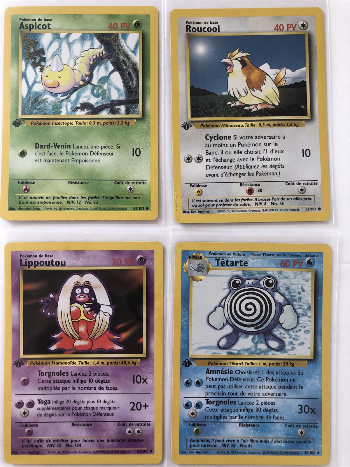 1st edition base set italian pokemon cards lot of 4 | eBay