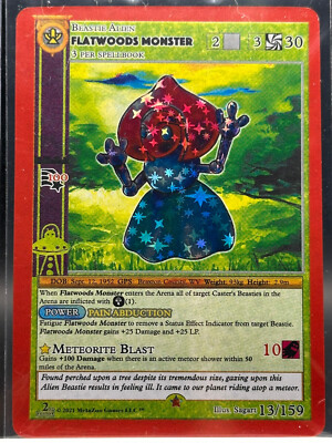 2021 Metazoo Cryptid Nation 2nd Edition Flatwoods Monster Reverse Holo 13/159 | eBay