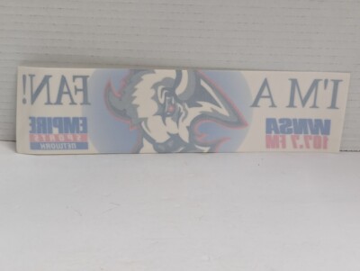 NHL Hockey Buffalo Sabres Goat Head Car Mirrior Window Sticker Decal ...