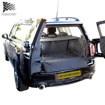 MINI CLUBMAN QUILTED BOOT LINER MAT RAISED FLOOR DOG GUARD (2007-2014 ...