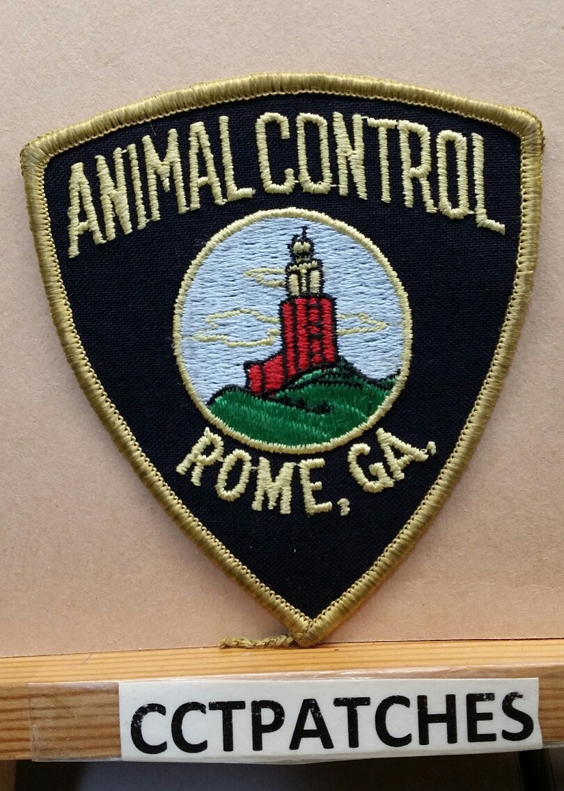 ROME, GEORGIA ANIMAL CONTROL (POLICE) SHOULDER PATCH GA | eBay