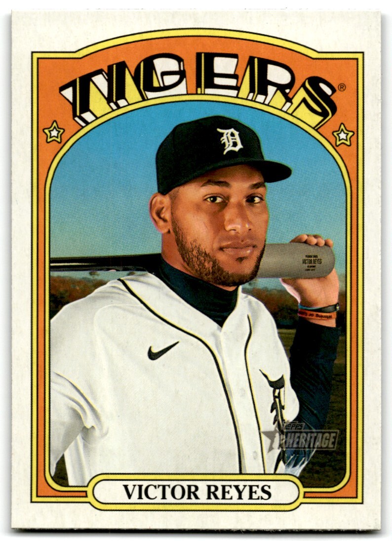2021 Topps Heritage Victor Reyes Detroit Tigers #256 | eBay