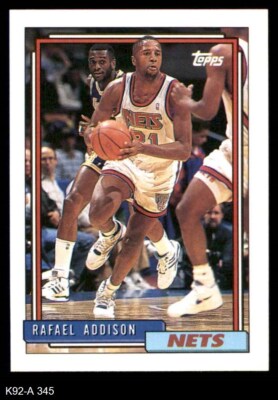 1992 Topps #345 Rafael Addison Nets Syracuse 8 - NM/MT | eBay