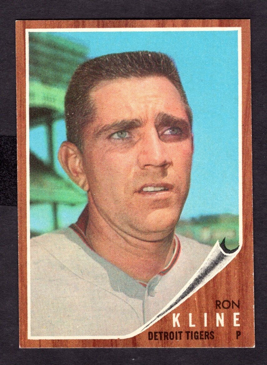 1962 TOPPS RON KLINE CARD NO:216 NEAR MINT CONDITION | eBay