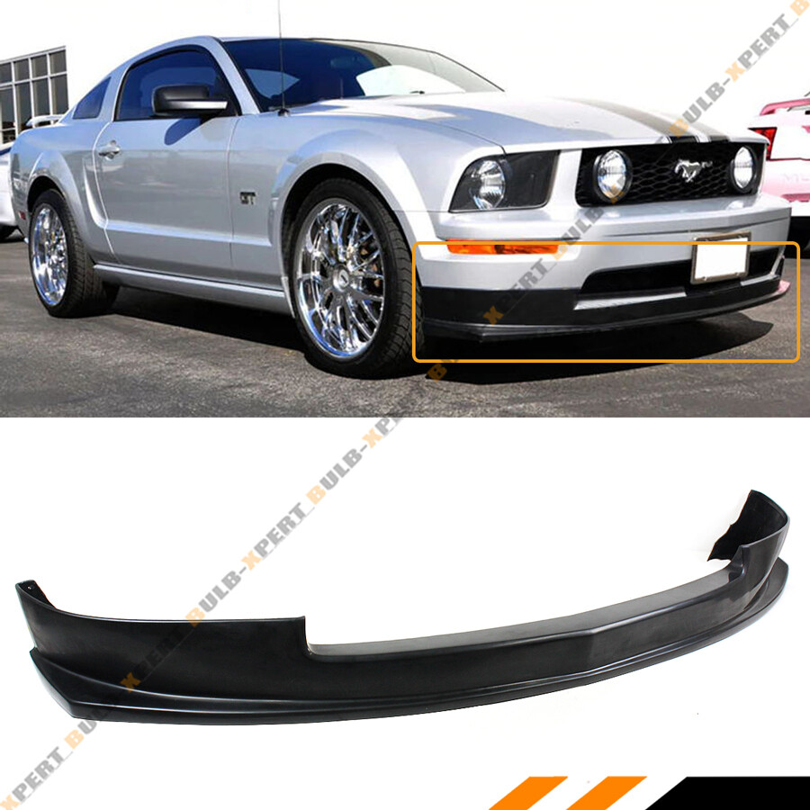 FOR 2005-2009 FORD MUSTANG S-197 V6 FRONT BUMPER LIP SPOILER SPLITTER ...