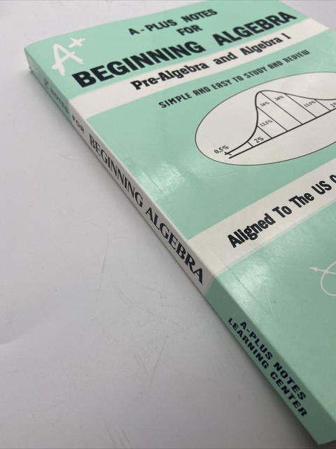 A-Plus Notes for Beginning Algebra : Pre-Algebra and Algebra 1 by Rong ...