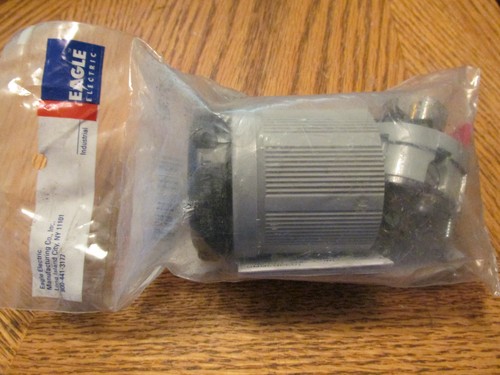 NEW NOS Eagle Electric L2130P Locking Plug 30 Amp 120/208 Volts 3 Phase ...