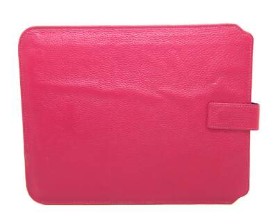 Smith & Canova Pink Leather iPad Mini Kindle Tablet Notebook Device ...