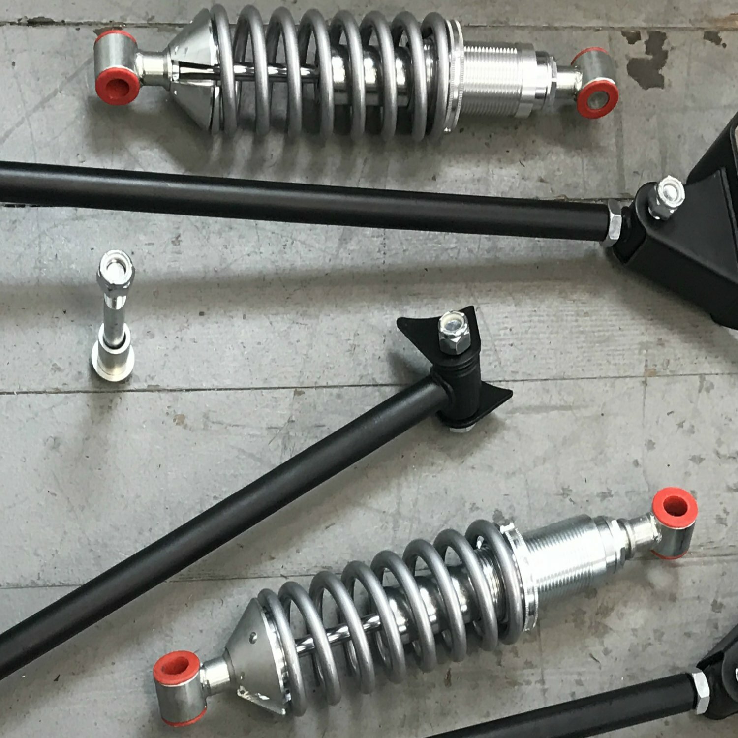 1994-2004 S10 Sonoma Heavy Duty Triangulated 4 Link Kit four bar & Coil ...