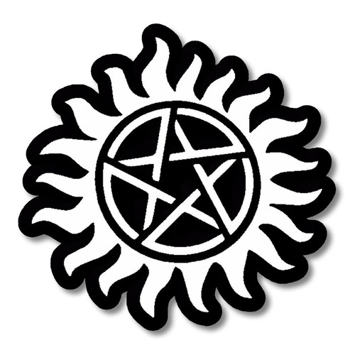 Anti Possession Symbol Black Magic Wicca Witchcraft Vinyl Decal Sticker ...