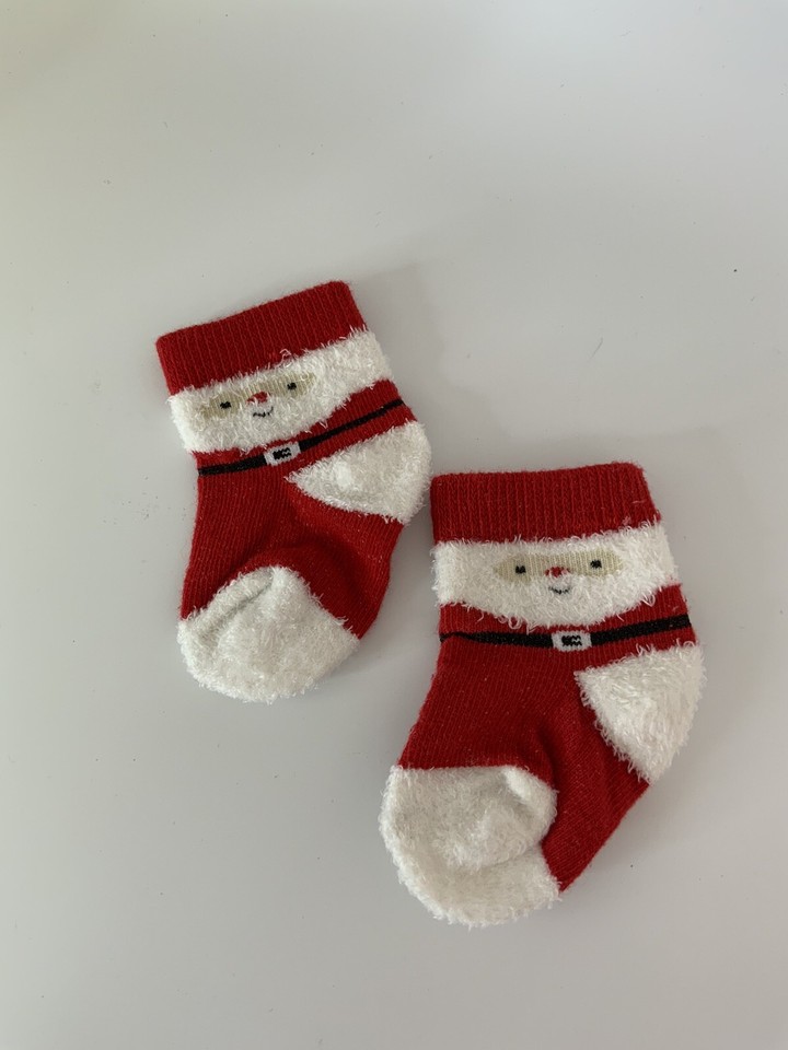 Santa Clause NEW baby socks | eBay