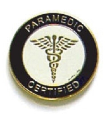 SECURITY & US RESCUE HAT LAPEL PIN - CERTIFIED PARAMEDIC PIN - NEW | eBay
