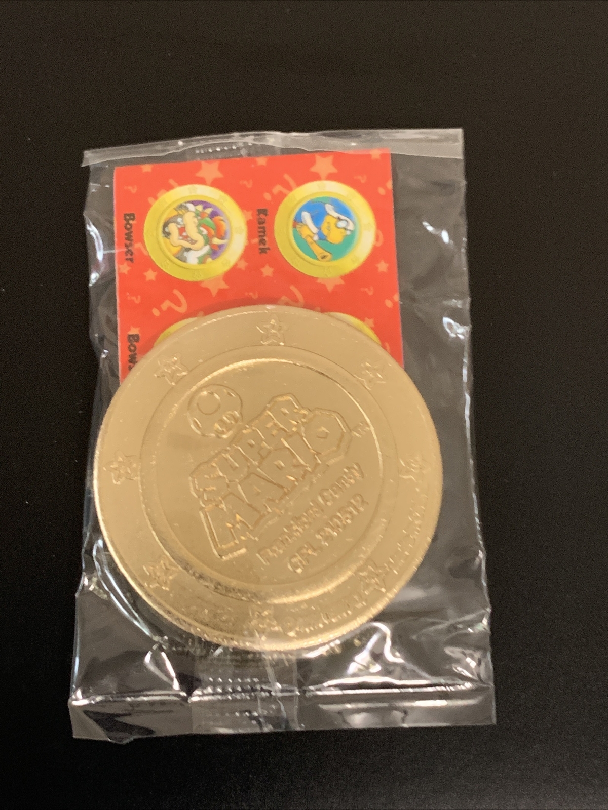 Frankford Wonder Ball Super Mario Chocolate Candy Stickers and Coin ...