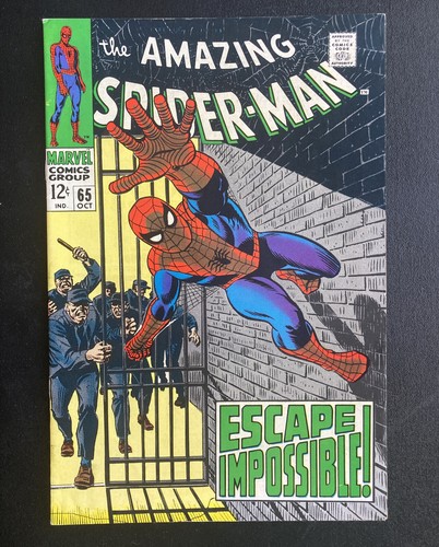 Amazing Spider-Man #65 VF+ GORGEOUS HIGHER GRADE John ROMITA Marvel ...