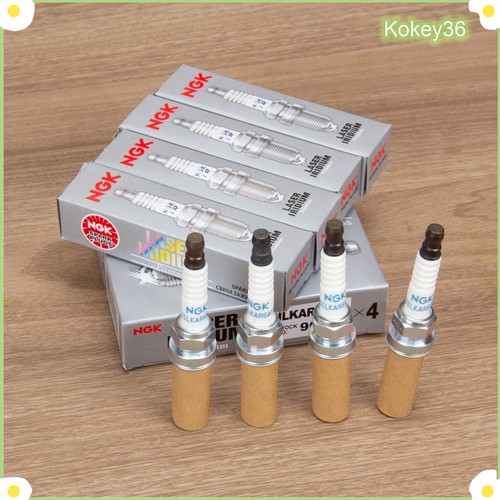 4pcs/set NGK DILKAR6A11 9029 Laser Iridium Spark Plugs For Nissan ...